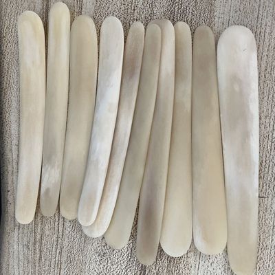 纯牛骨饺子勺挑馅勺加厚牛骨尺扁尺子饺勺无漂白包饺子工具神器