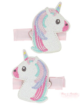 儿童独角兽发夹国内现货