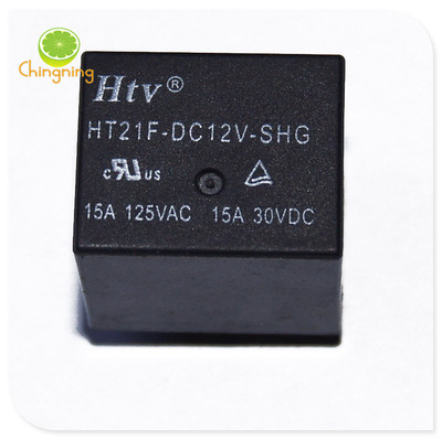 继电器ht21f-dc12v-shg五脚