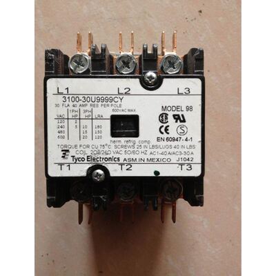 TycoElectronics 220VAC低压交流接触器继电器3100-30U9999CY