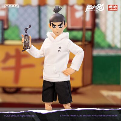共鸣GONG伍六七布衣可动人偶刺客伍六七可动手办高约22CM