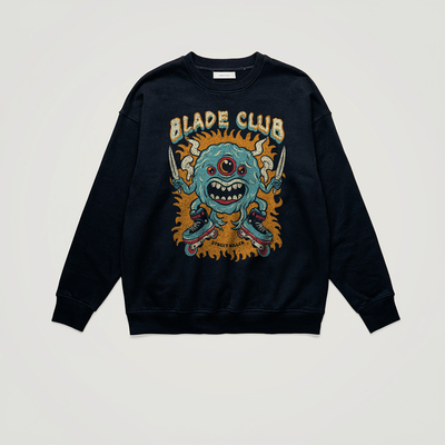 BLADE CLUB「滑行怪物」  Evil Roller No.13 轮滑运动长袖卫衣