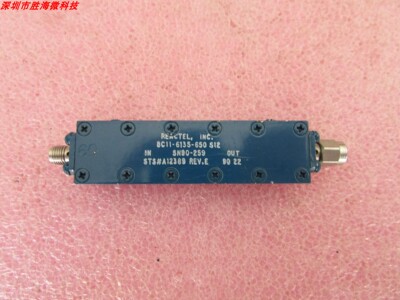 REACTEL 8C11-6135-650-S12 5.8-6.4GHz SMA 射频同轴带通滤波器