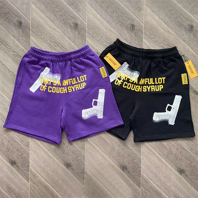 That's A Awful Lot Of Cough Syrup 手枪印花男女款休闲短裤