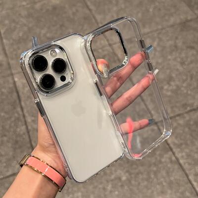 独立按键适用iPhone16promax手机壳13苹果15简约12透明华为mate80男VIVOs50小米17pro红米k90荣耀oppofindx9