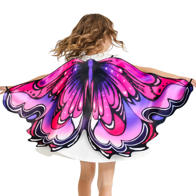 儿童渐变彩色蝴蝶翅膀舞台背饰