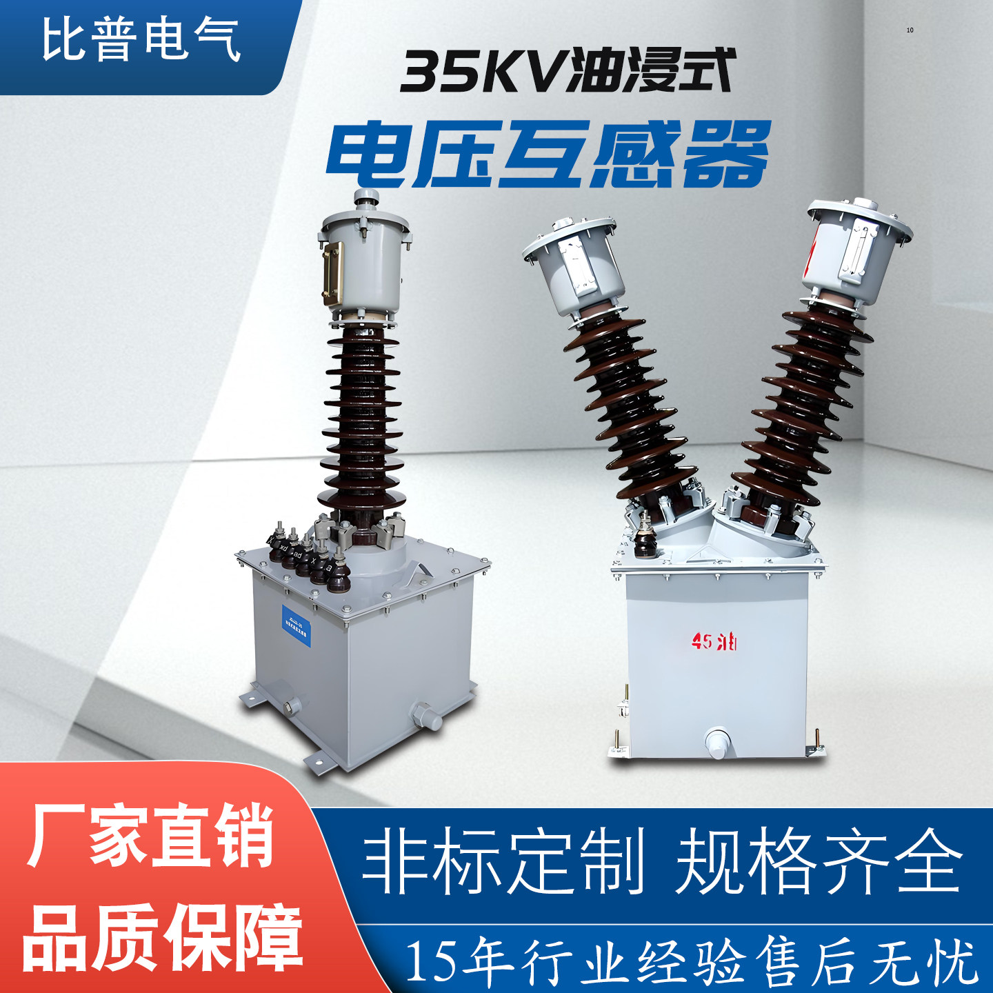 户外高压电压互感器油浸式保护测量PT取电用JDJ2 JDJJ2-35KV