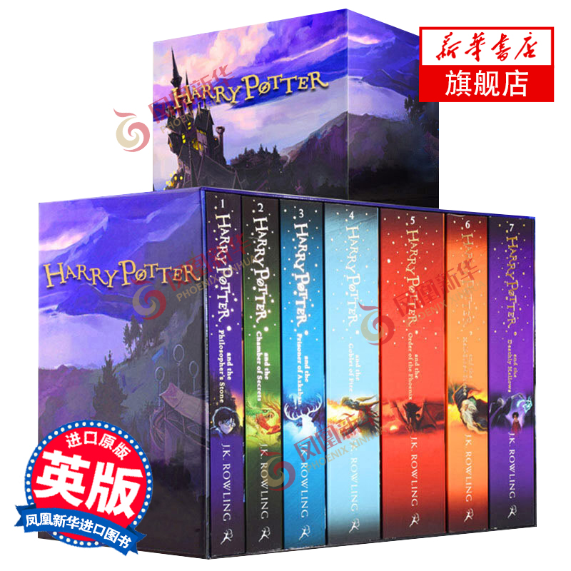 哈利波特全集英文原版书籍1-7harry potter英语全套英国小说正版jk罗琳哈利波特与魔法石与被诅咒的孩子纪念版原著新华正版_虎窝淘