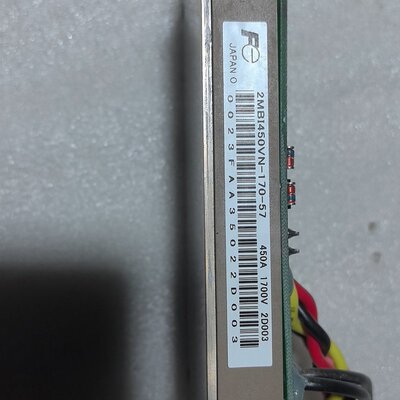 【全场5折起】SVG门极板，型号:2MBI450VN-170-57模块，原