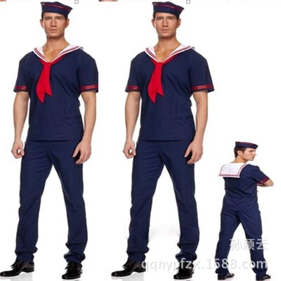 万圣节演出服 Halloween costume navy popeye costume