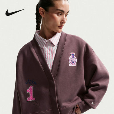 NIKE耐克运动2026春女针织夹克 IQ3944-515