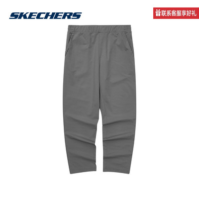 斯凯奇运动2025夏男针织长裤 L224M056-040R