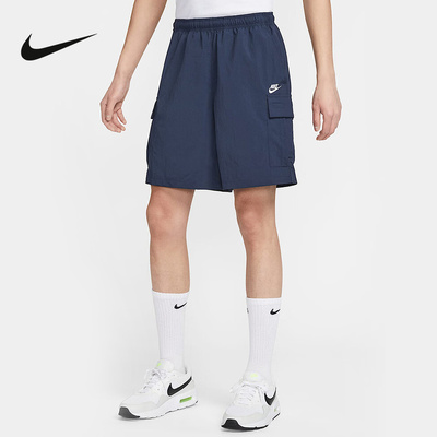 Nike耐克男子夏季新款休闲工装透气宽松运动中长裤短裤IH5048-