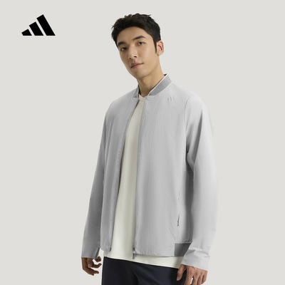 adidas阿迪达斯武宗系列拒水凉感运动休闲早春薄外套男夹克KE4040