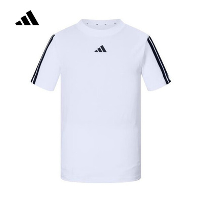 adidas阿迪达斯官方运动2025夏男大童短袖上衣 JD6488