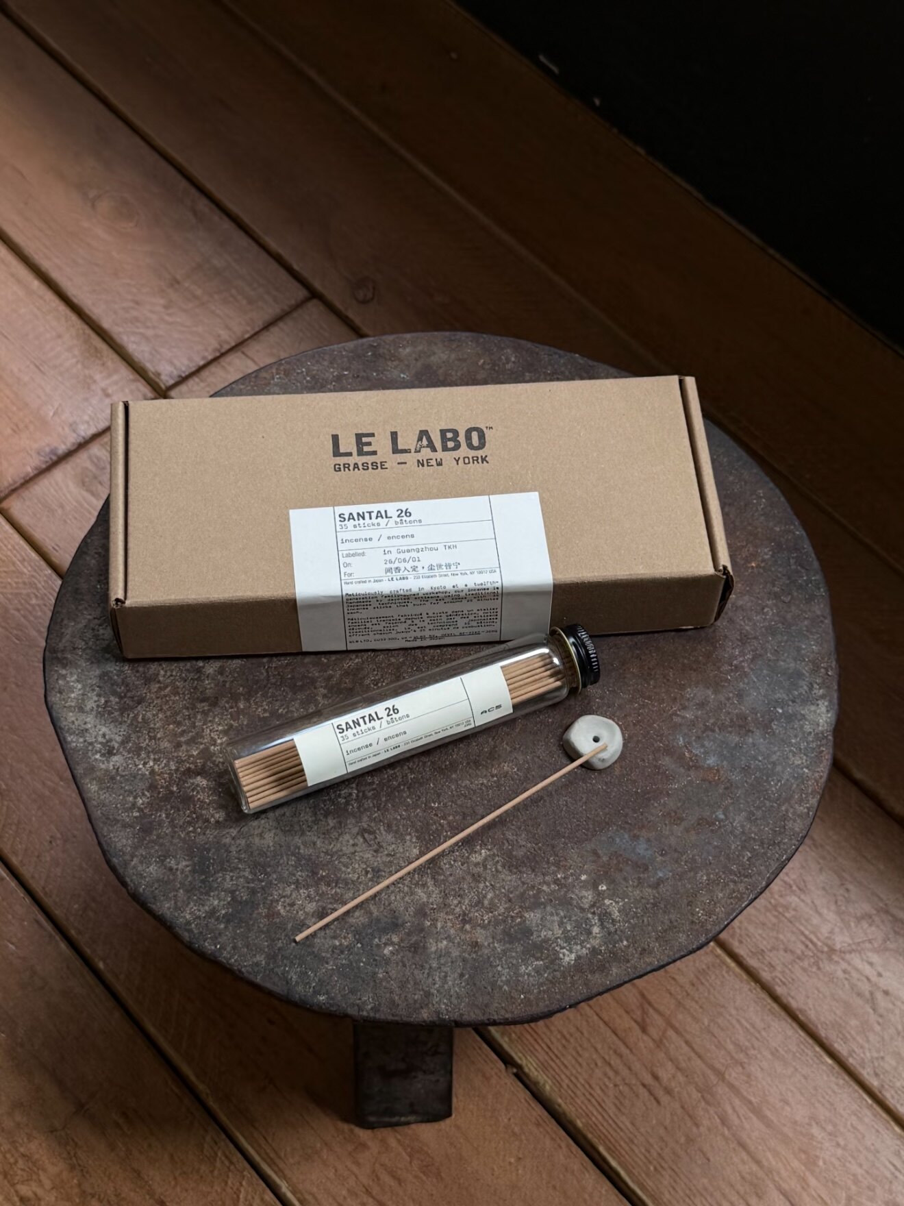 「向内求」LE LABO实验室新作线香·檀木26·降龙涎香17·梵香9