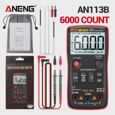 ANENG智能万用表高精度全自动万用表多功能防烧电工维修数显表