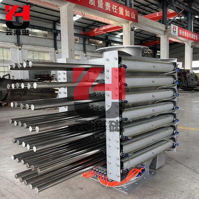 cbx管道自卸式磁选永磁器浆料除铁器304不锈钢除铁器液体除铁器