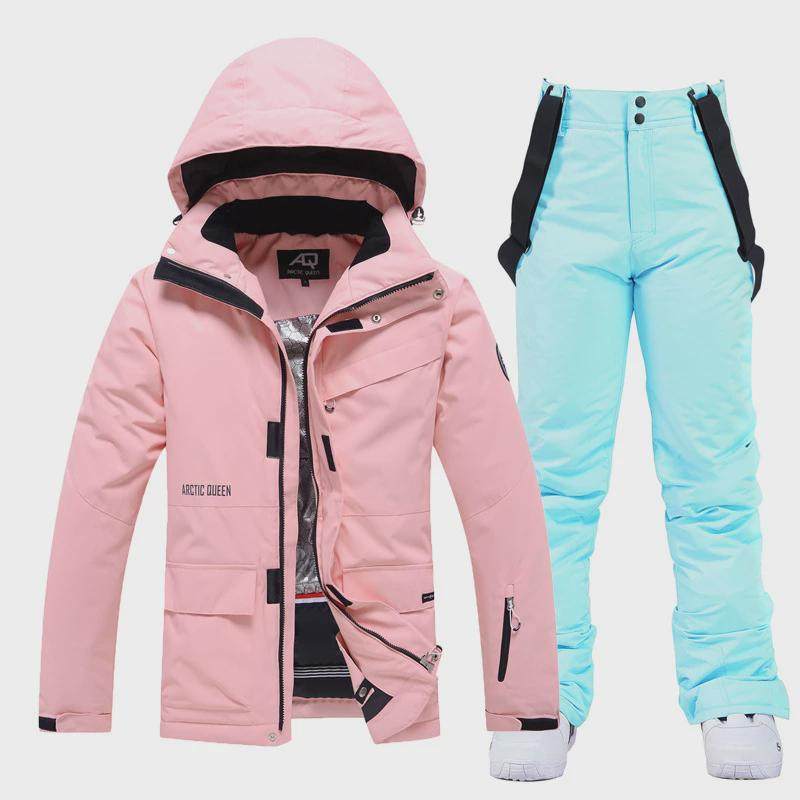 滑雪服女男套装冬季防风防泼水保暖加厚滑雪衣裤单板双板滑雪服