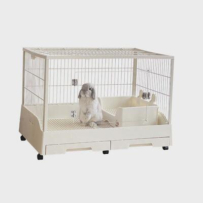 umi兔笼超大号兔笼子双抽屉防喷尿亚克力景观兔笼宠物兔小宠用品
