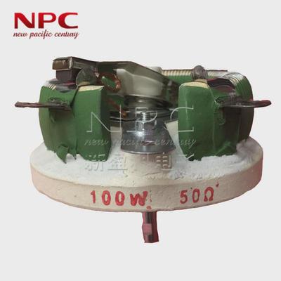 100w瓷盘大功率bc1-100w5kj5%电阻可调滑动圆盘绕线变阻器