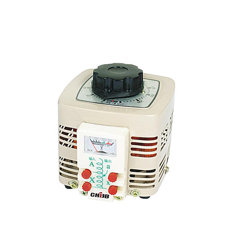 热销单相220V交流接触调压器0-250V/300V可调设备调试调压变压器