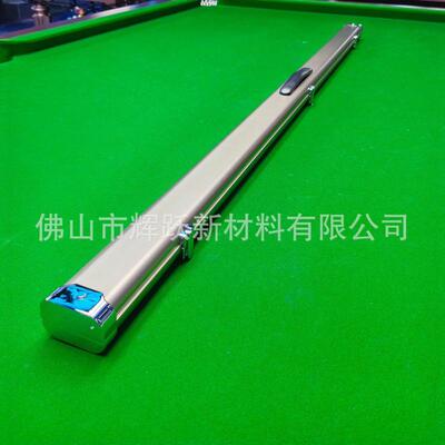 现货供应铝合金台球杆收纳盒小头斯诺克单支杆杆带巧克格双槽通盒