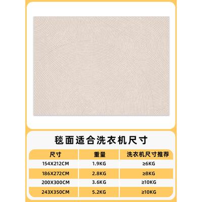 4r9z康罗登园双层洗机可拆洗水洗地毯客厅卧室沙发无胶