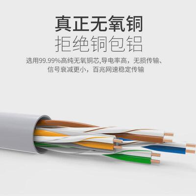 胜牌六类网线数据信号传输通信设备服务器家用宽带光纤CAT6E非屏