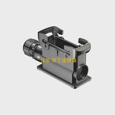 harting浩亭1943124023324b1xm40双安装边出线表面锁扣底座