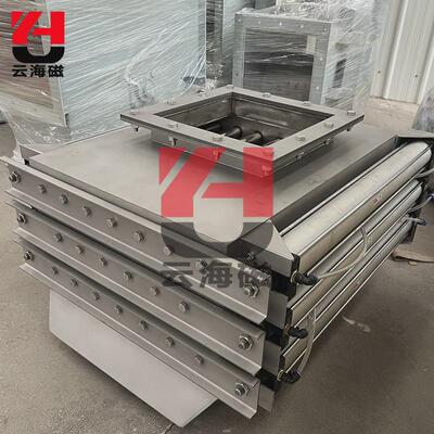 cbx除铁器自卸式磁选器永磁浆料管道304不锈钢除铁器液体除铁器