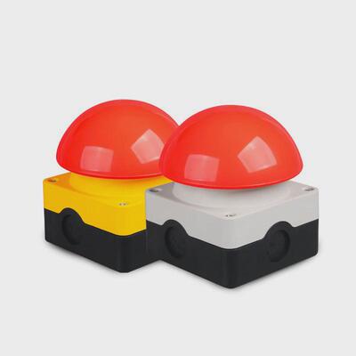 大蘑菇手拍脚踏膝顶急停开闭启动停止按钮自复位点动自锁一开一关