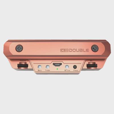 doublex2德拾音器博民谣吉他无线免开孔专业木吉他加振拾音器