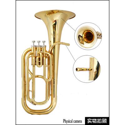 卡尔沃斯立健立中音号降b调巴次东西洋铜管乐器小抱号jk1180