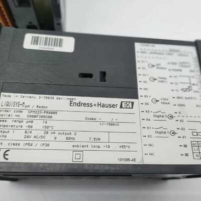 EH恩德斯豪斯电导率变送器CPM223PR8005D拍前询价下单