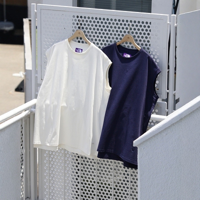 TNF北面紫标限定宽松无袖T恤背心