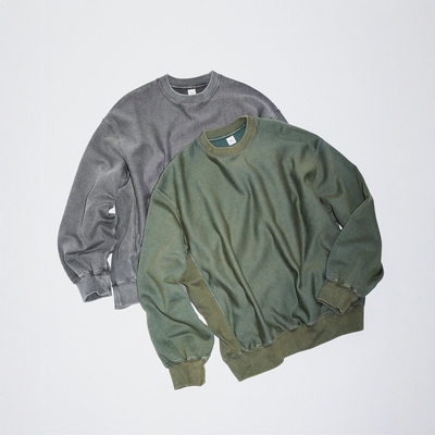 blurhmsB&Y限定宽松运动圆领卫衣