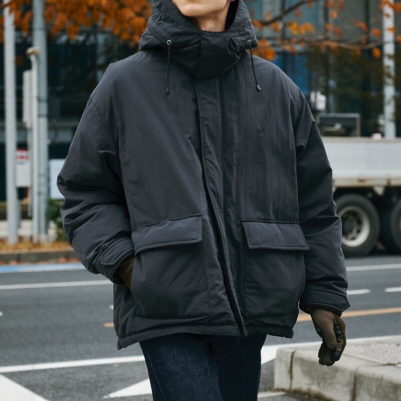 STUDIOUS × NANGA Short Mods Down Jacket25AW联名可拆帽羽绒服