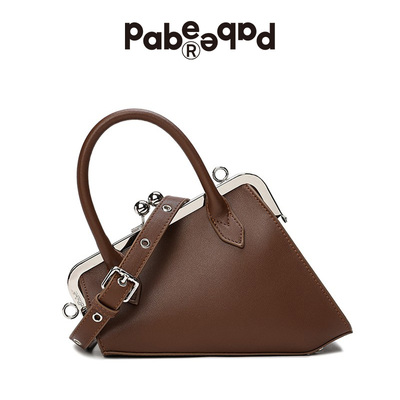 下沉口金包几何缺角包