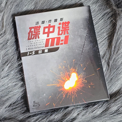 正版碟中谍五部曲蓝光碟5BD50 动作冒险高清电影碟片汤姆·克鲁斯