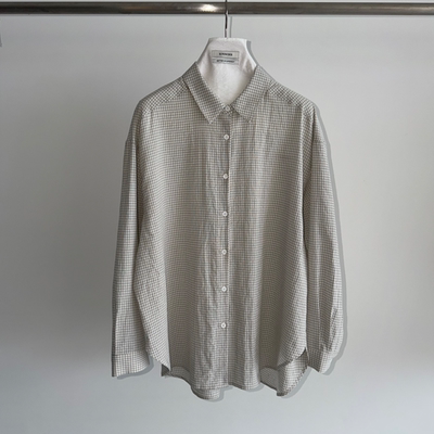 韩国代购正品 BAKING POWDER春季新款通勤百搭韩系慵懒风叠穿衬衣