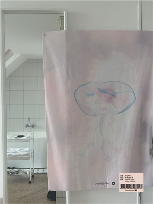 原创手绘多场景实用短毛绒挂布