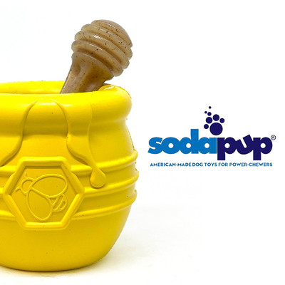 Sodapup漏食玩具耐咬蜜罐狗慢食