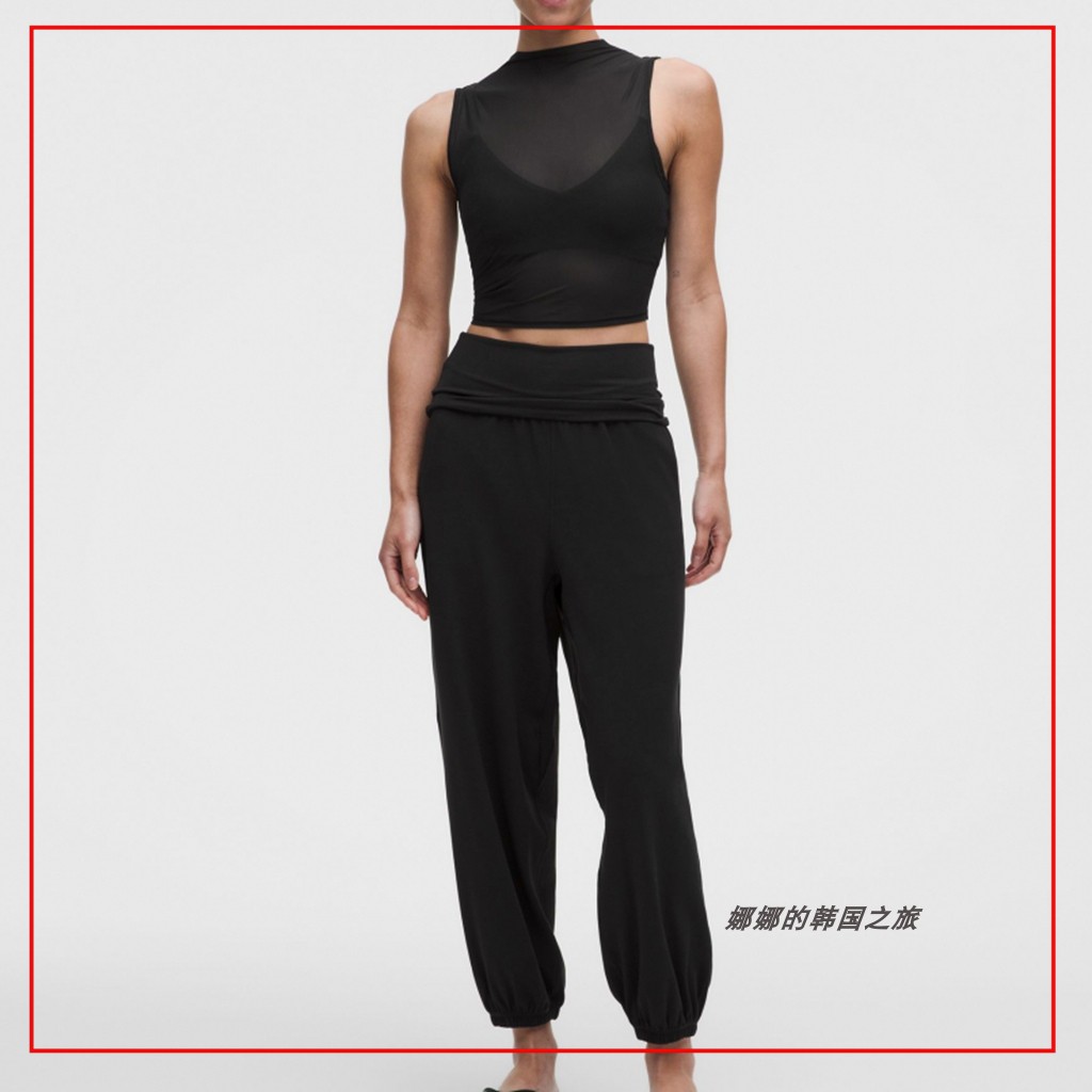 韩国代购lululemon Align高腰吸汗透气25"瑜伽长裤慢跑裤 LW5JR8A