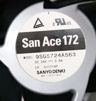 SANYO三洋 9SG5724A563 17251 24V 2.6A 两线散热风扇