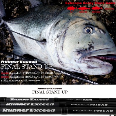 日本岸抛岸投铁板竿大根石斑