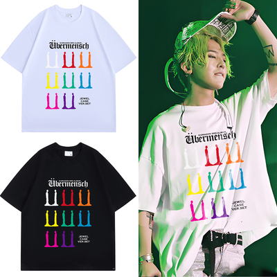 权志龙同款2025年演唱会短袖T恤