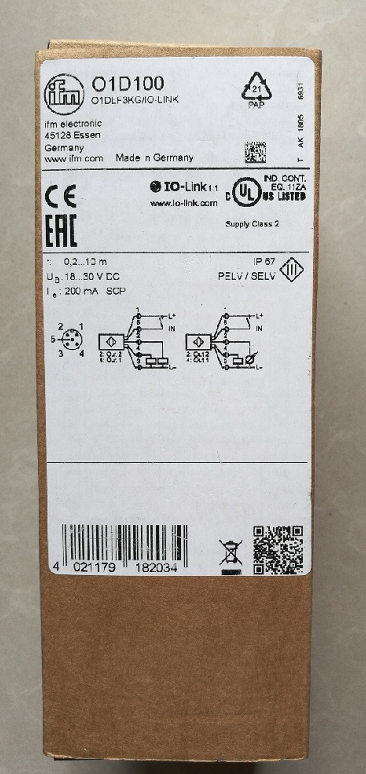 IFM/易福门激光位移传感器 O1D100 O1DLF3 KG/IO-LINK激光传感器_虎窝淘