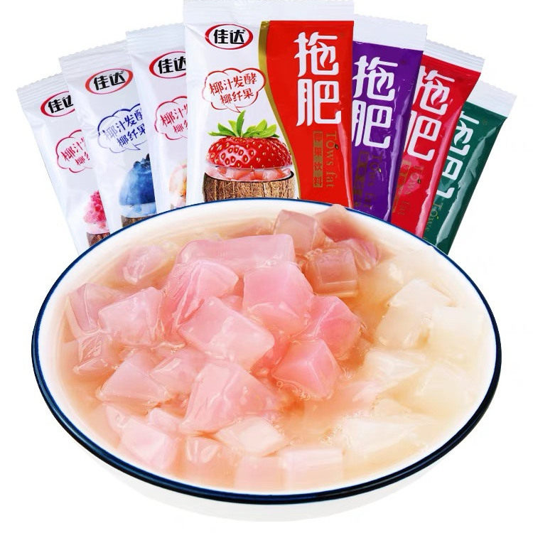 佳达拖肥30g*20袋托肥椰果8090后童年经典怀旧零食小吃