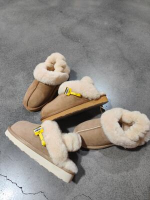 苏西便鞋厚底yellowEarth新款澳洲羊皮毛一体女士平底一脚蹬冬季